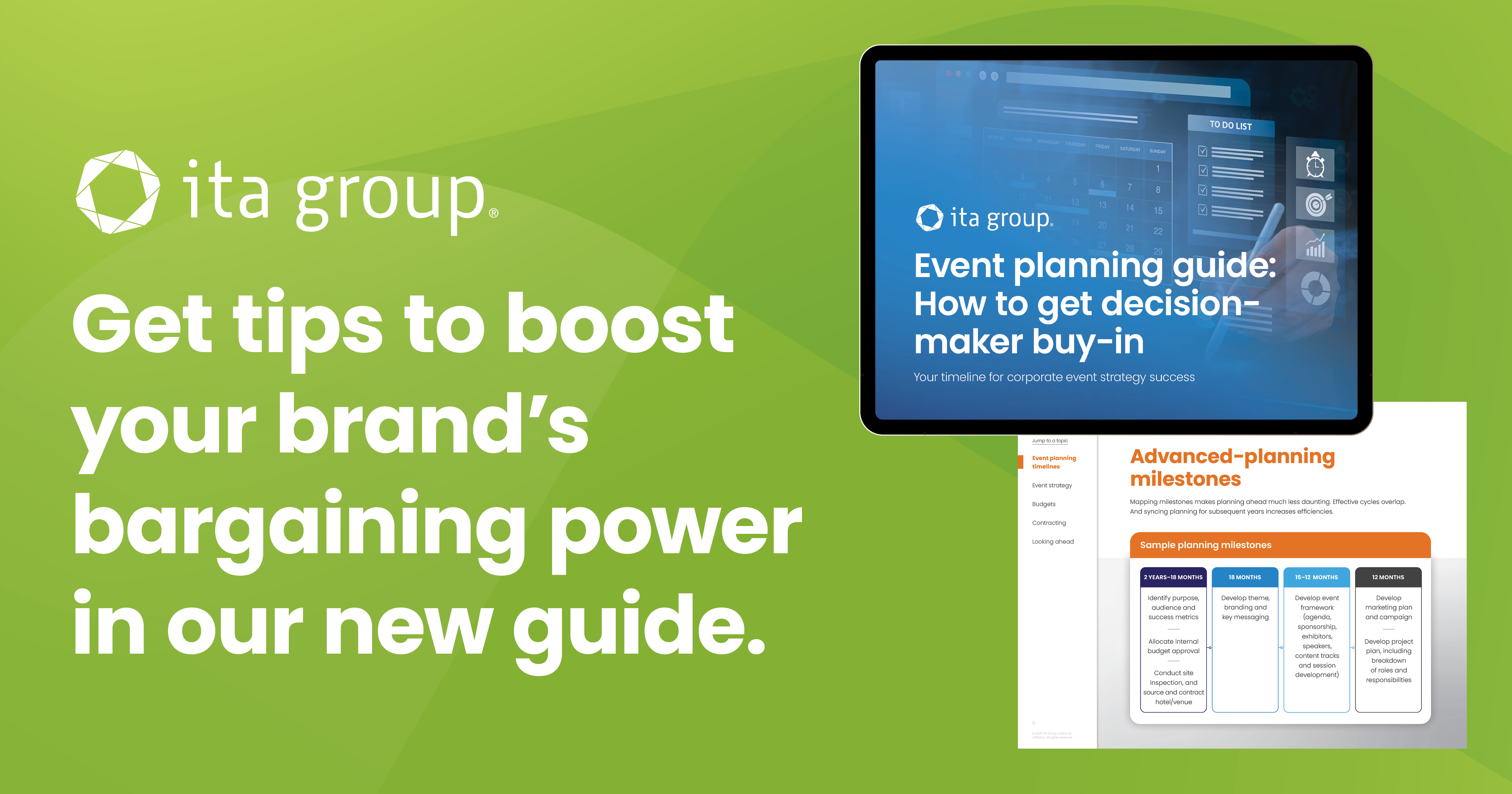 Your ideal corporate event planning timeline | ITA Group
